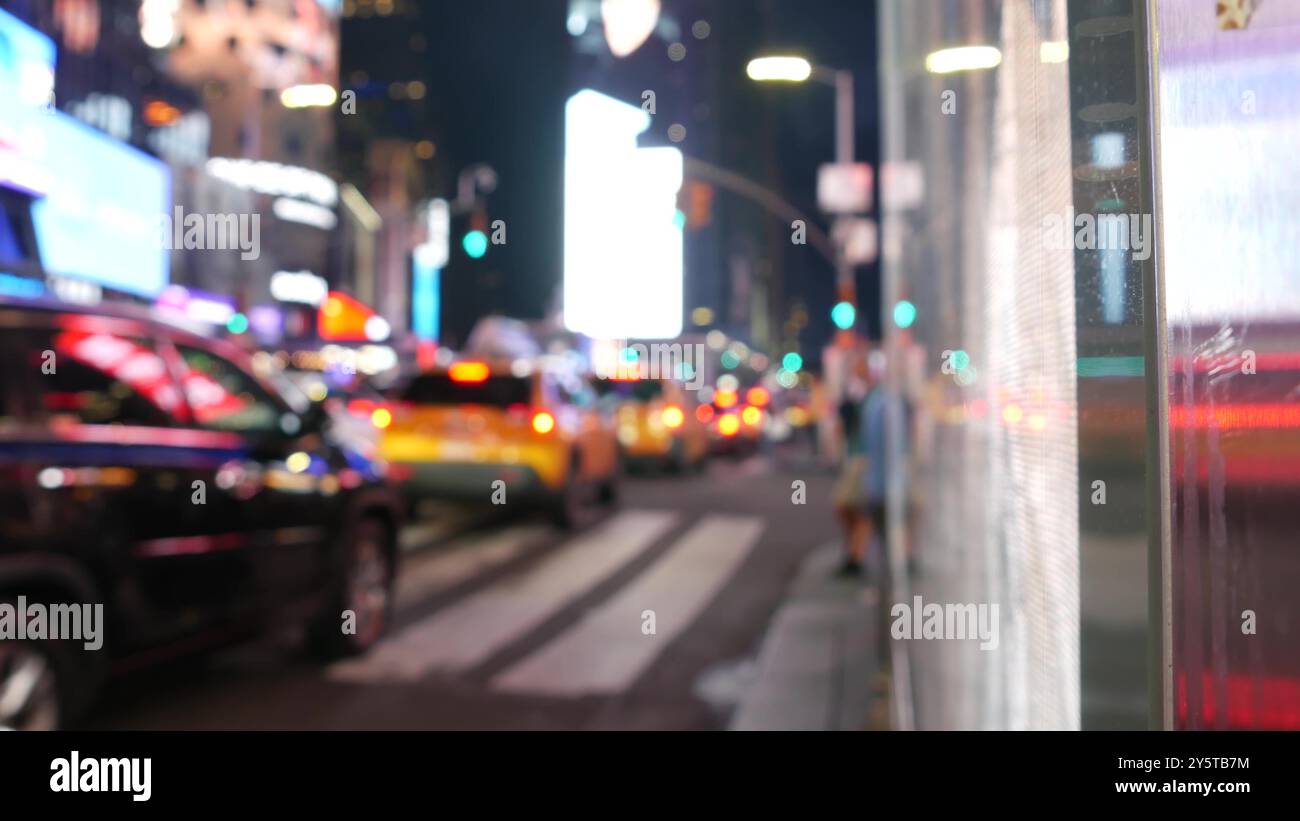 New York City Times Square, Manhattan Midtown Broadway street, USA ...