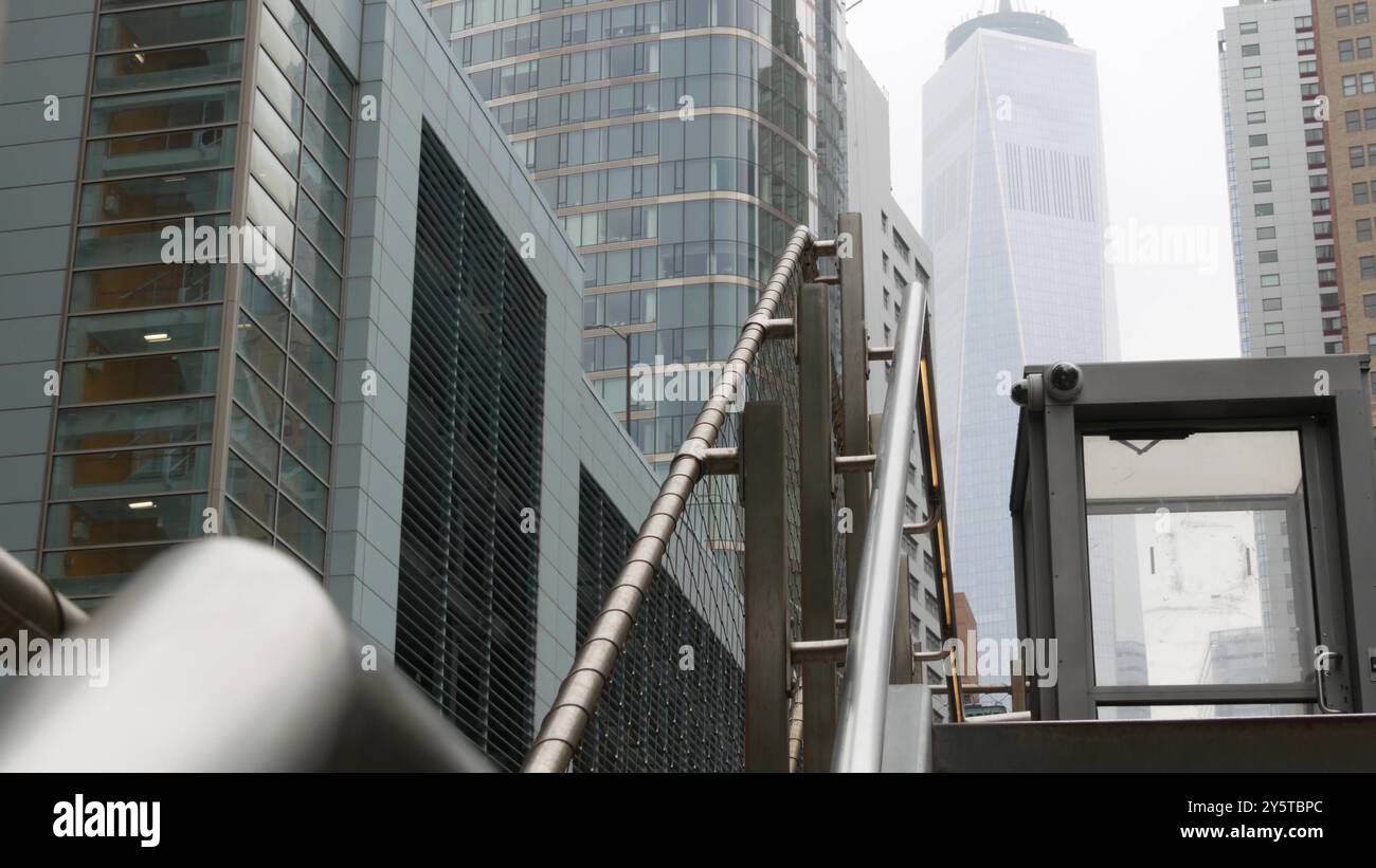 New York City Lower Manhattan, Downtown Financial District architecture ...