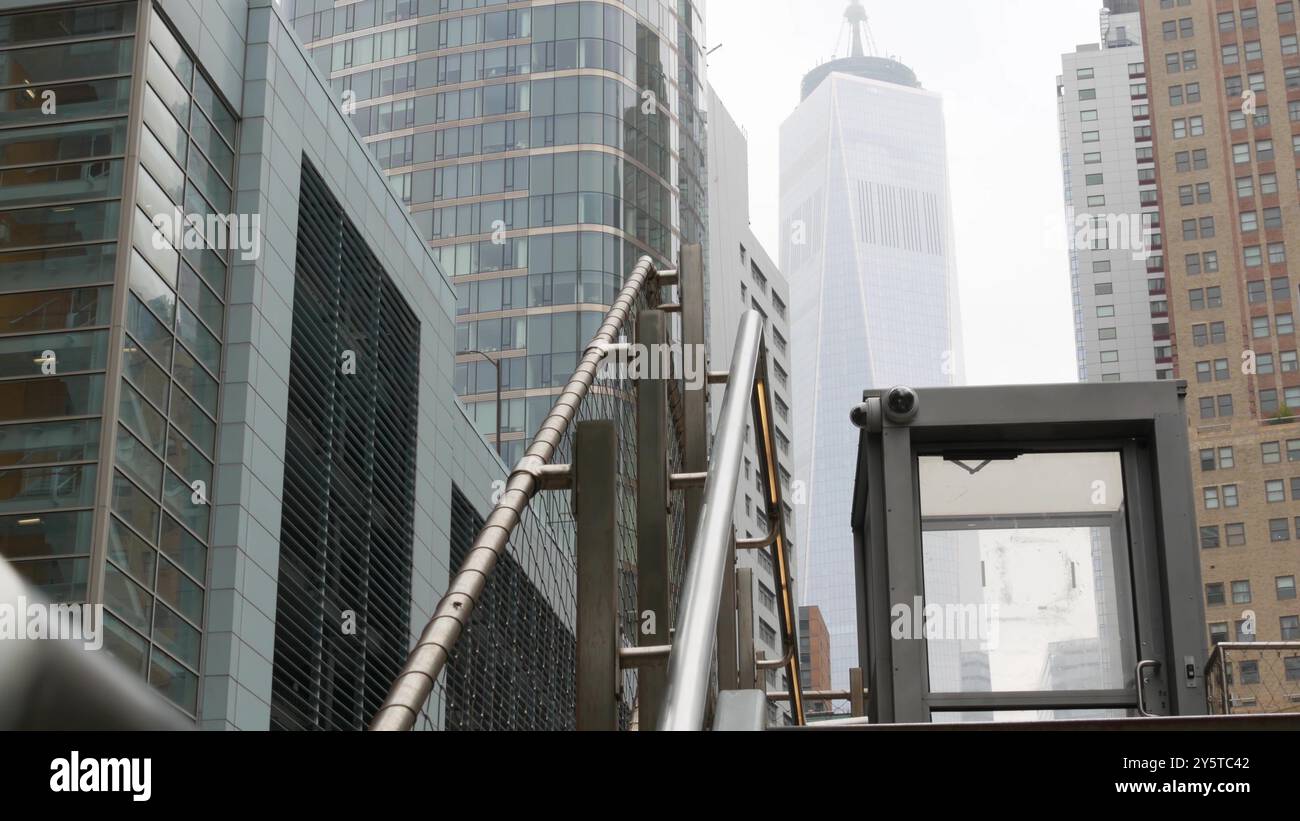 New York City Lower Manhattan, Downtown Financial District architecture ...