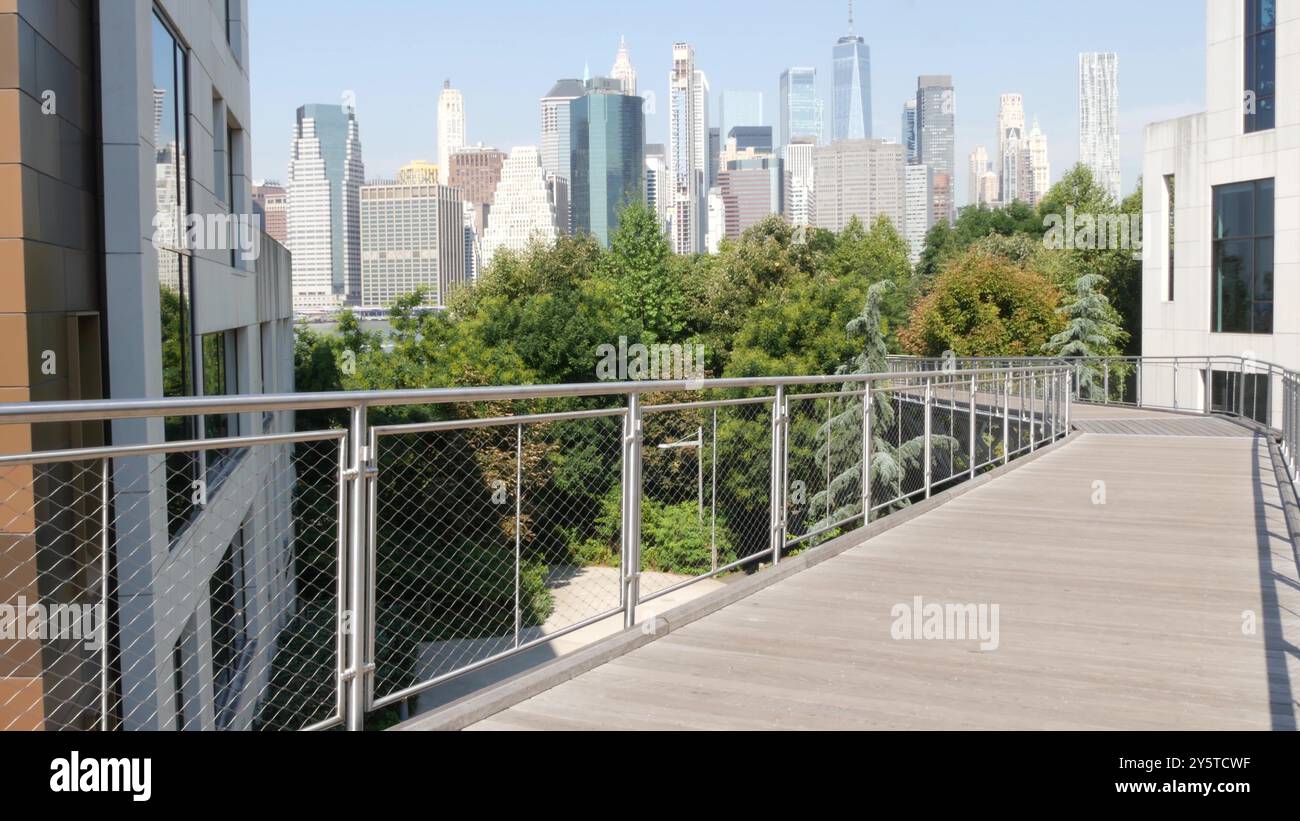 New York City Manhattan Downtown Financial District Skyline cityscape ...