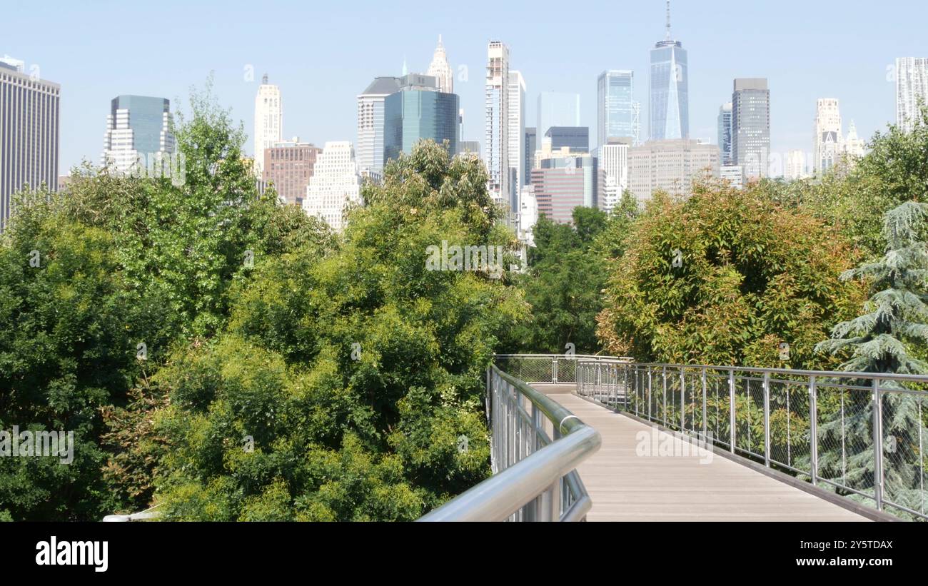 New York City Manhattan Downtown Financial District Skyline cityscape ...