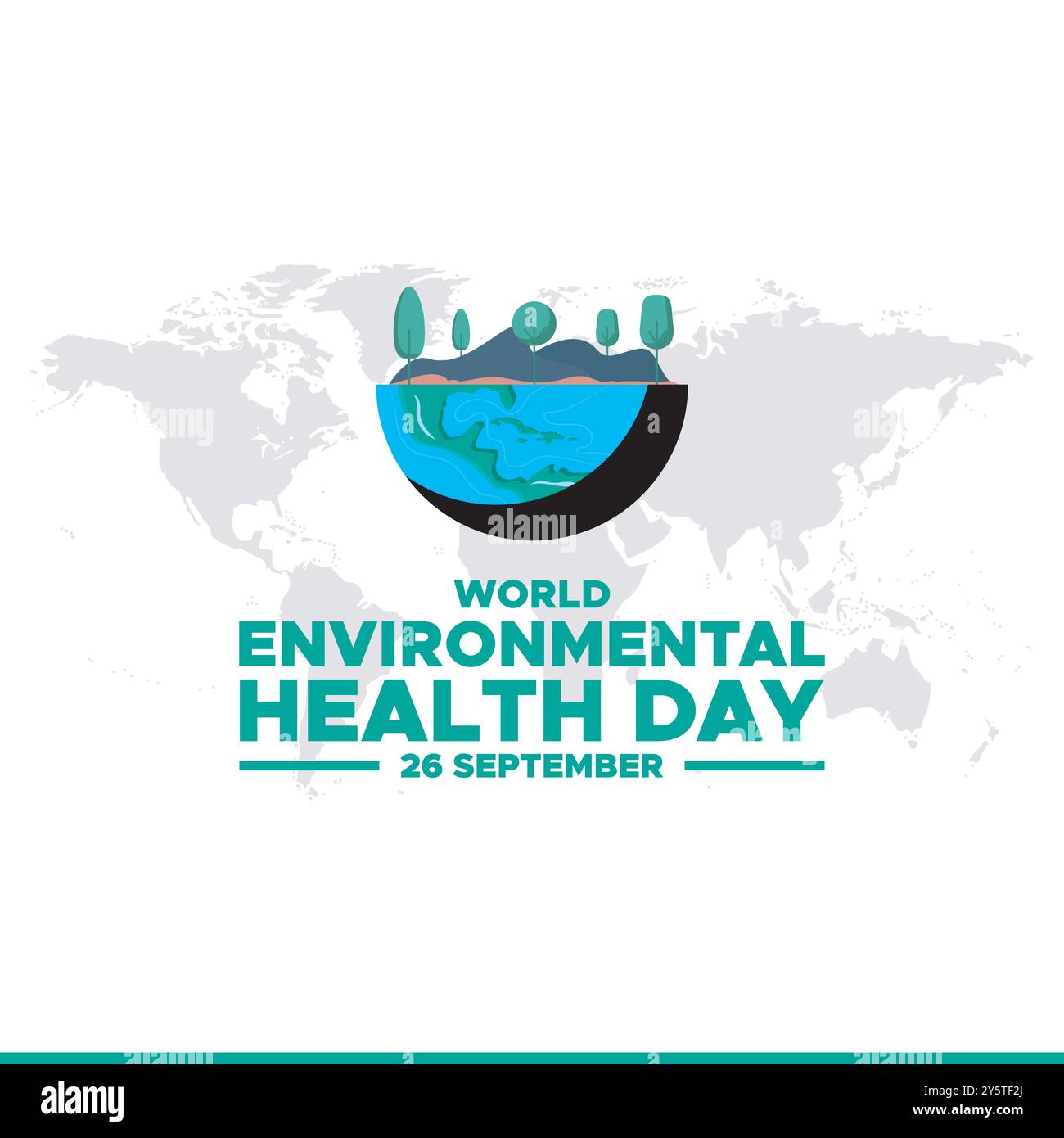 World Environmental Health Day, 26 September, banner ads, poster, flyer ...