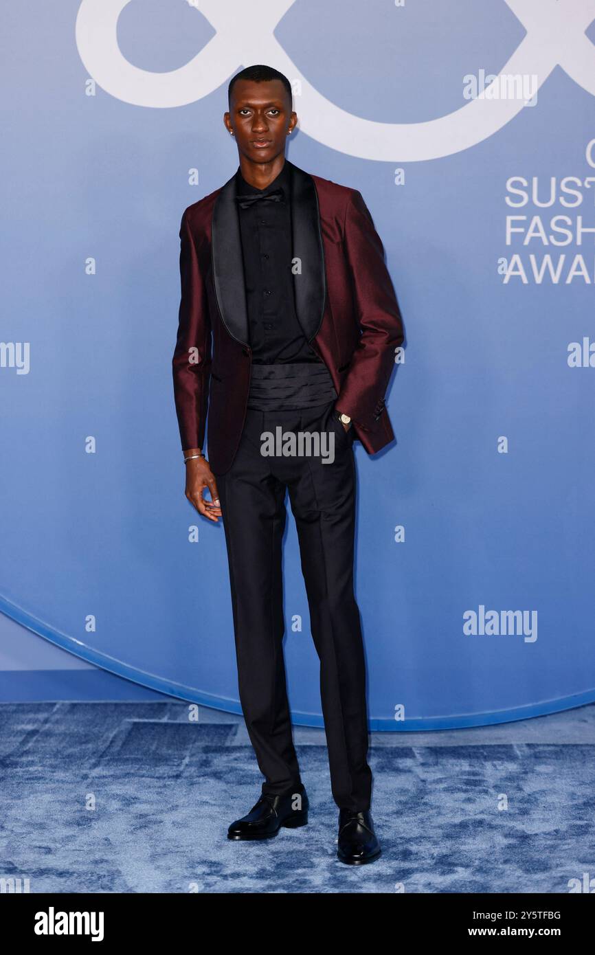 Alioune Badara Fall attends the CNMI Sustainable Fashion Awards 2024 ...