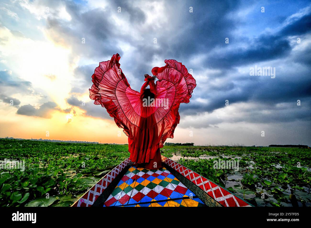 Barasat, India. 22nd Sep, 2024. A model (Rohini) poses for a ...