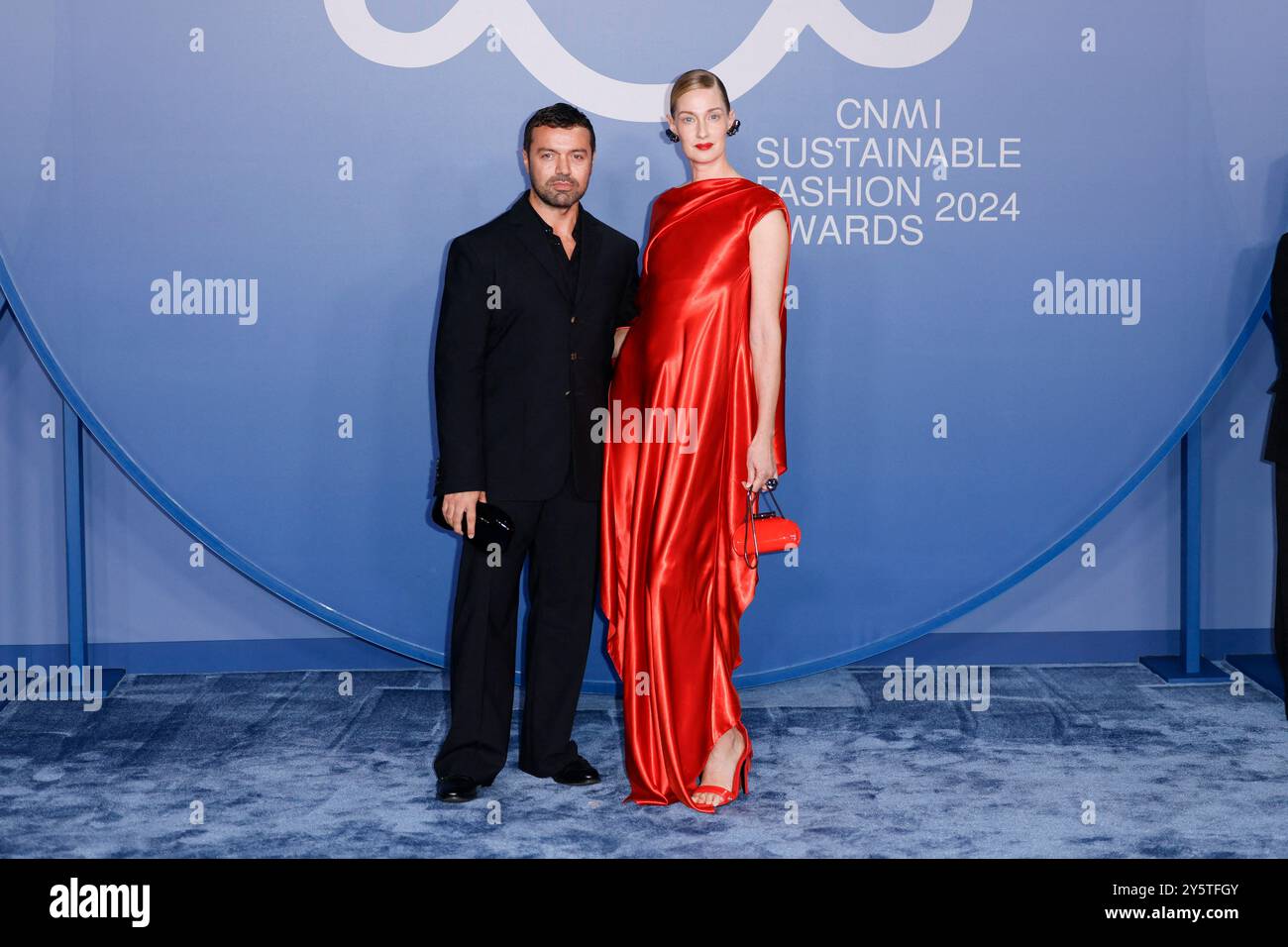 Eva Riccobono, Rocco Iannone attends the CNMI Sustainable Fashion ...