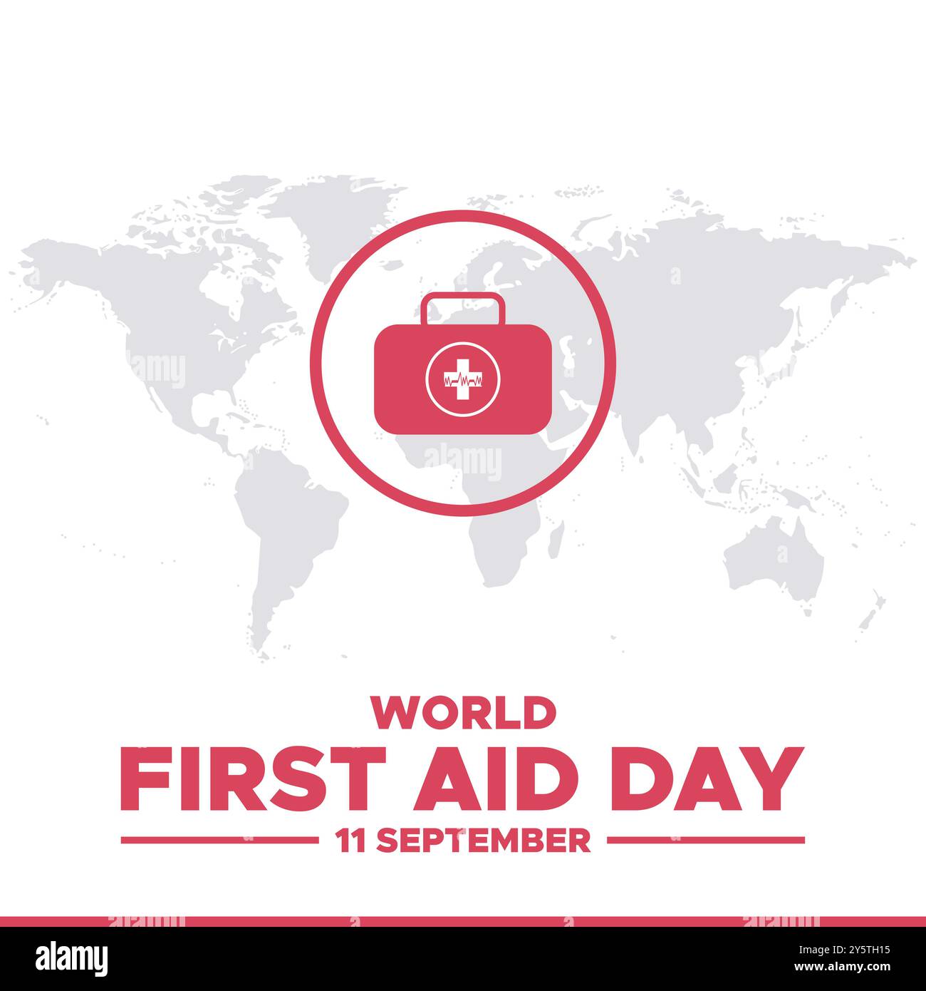 World First Aid Day,11 September, First aid social media template ...