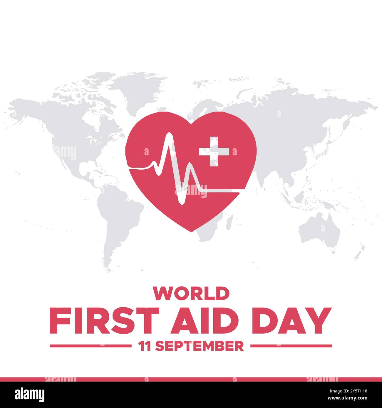 World First Aid Day,11 September, First aid social media template ...