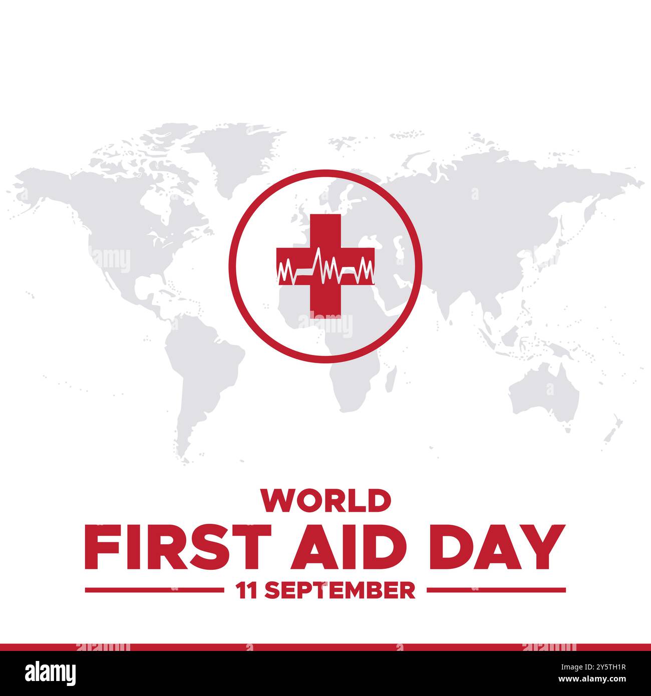 World First Aid Day,11 September, First aid social media template ...