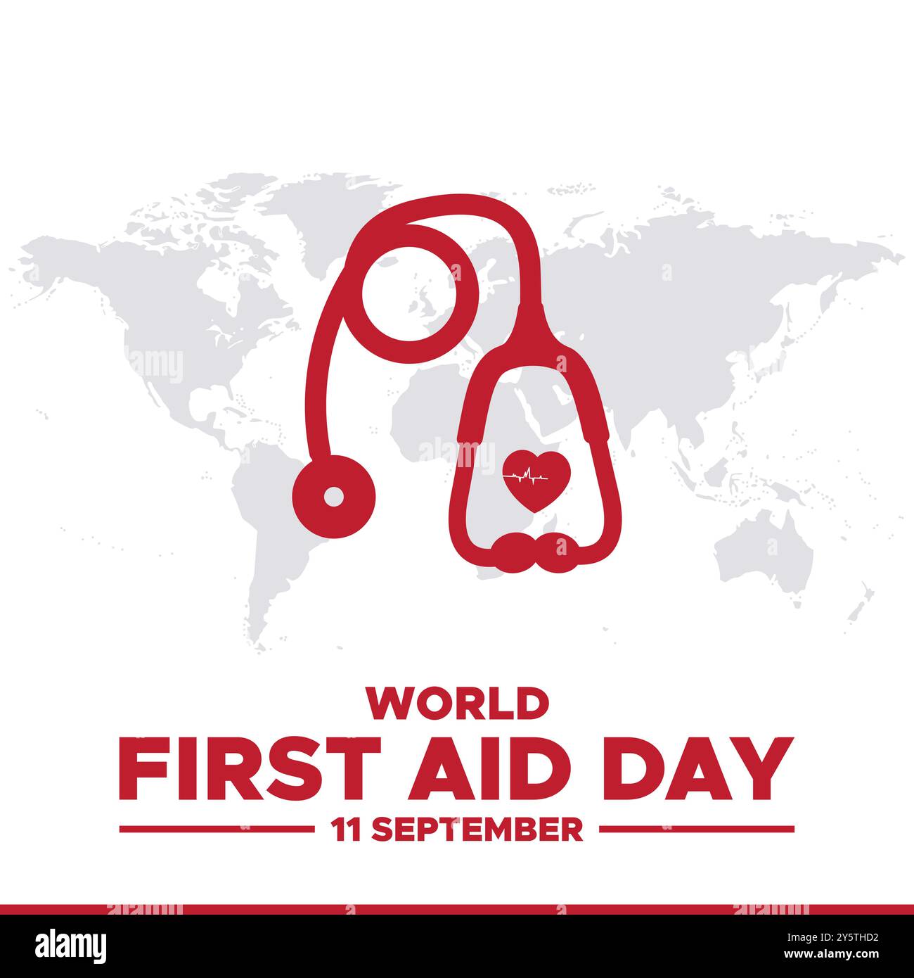 World First Aid Day,11 September, First aid social media template ...