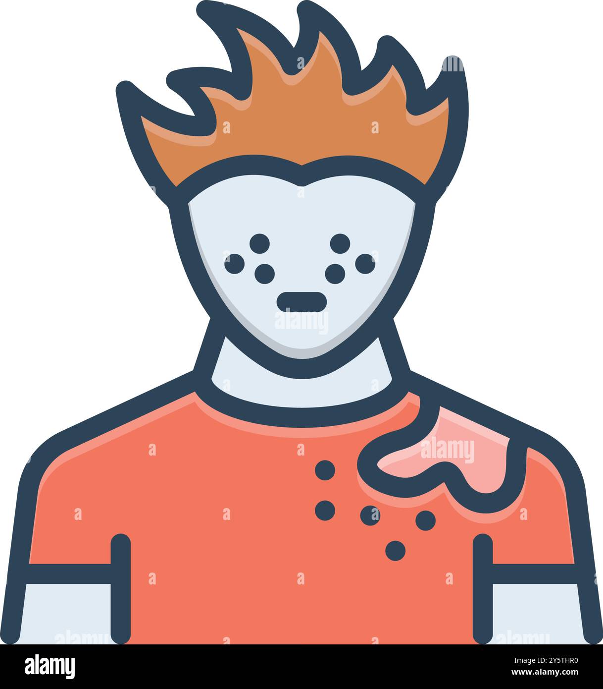 Icon for dermatitis, skin rash Stock Vector Image & Art - Alamy