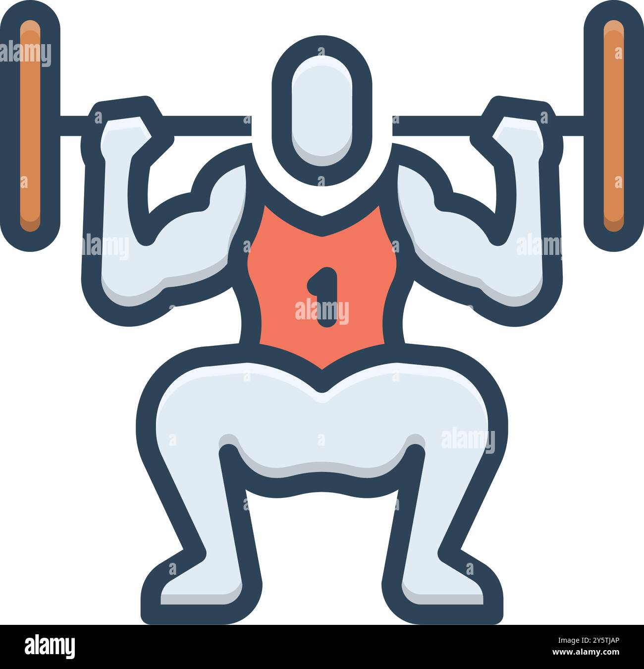 Icon for squat, powerlifting Stock Vector Image & Art - Alamy