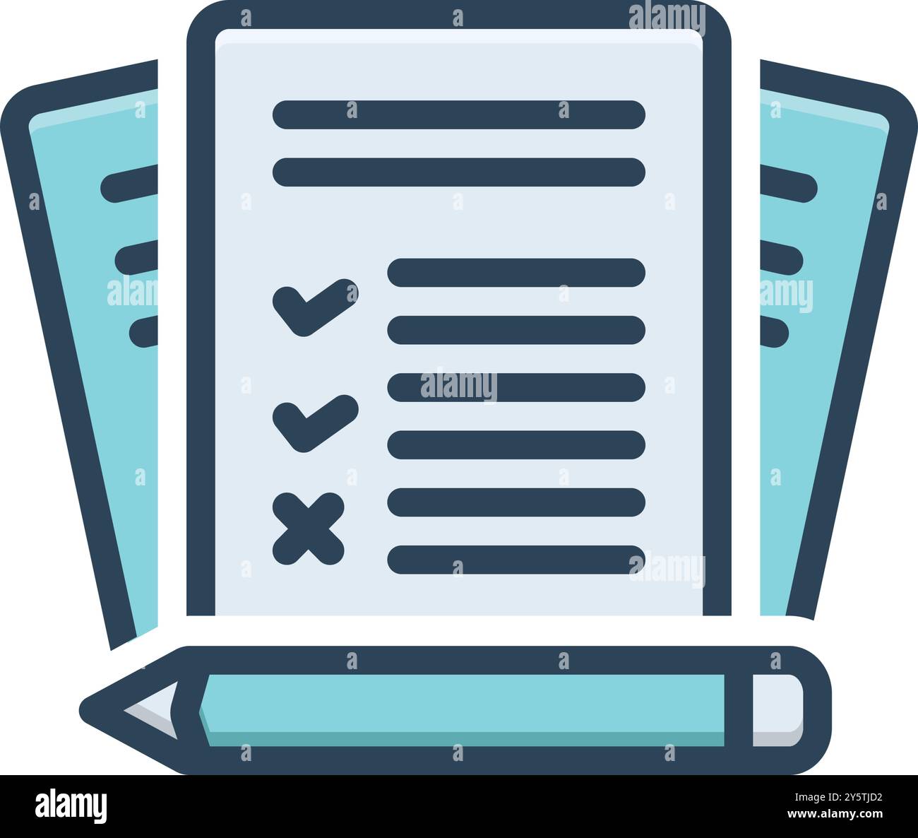 Examination answer sheet Stock Vector Images - Alamy