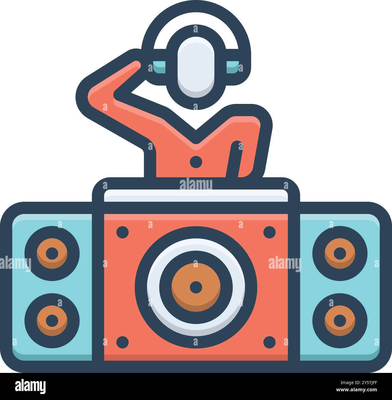 Deejay logo Stock Vector Images - Alamy
