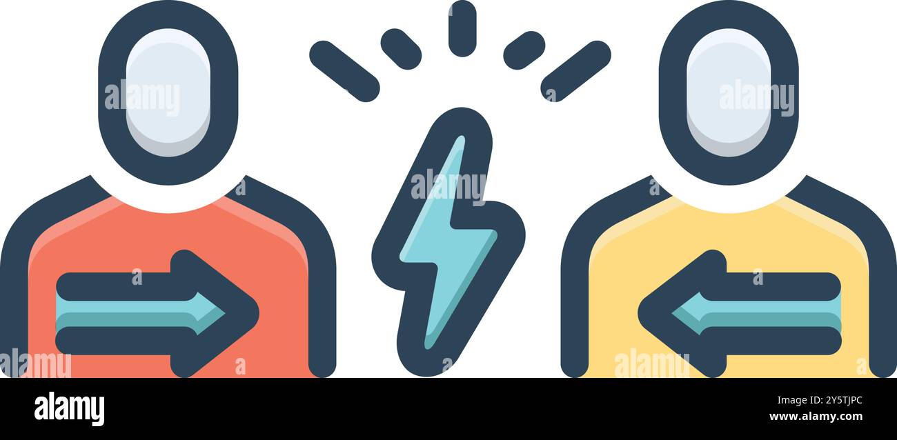 Icon for confrontation, encounter Stock Vector Image & Art - Alamy