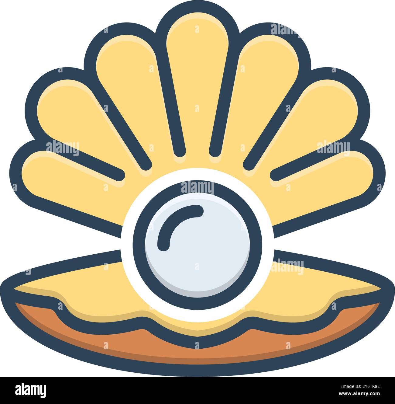 Pearl oyster underwater Stock Vector Images - Alamy