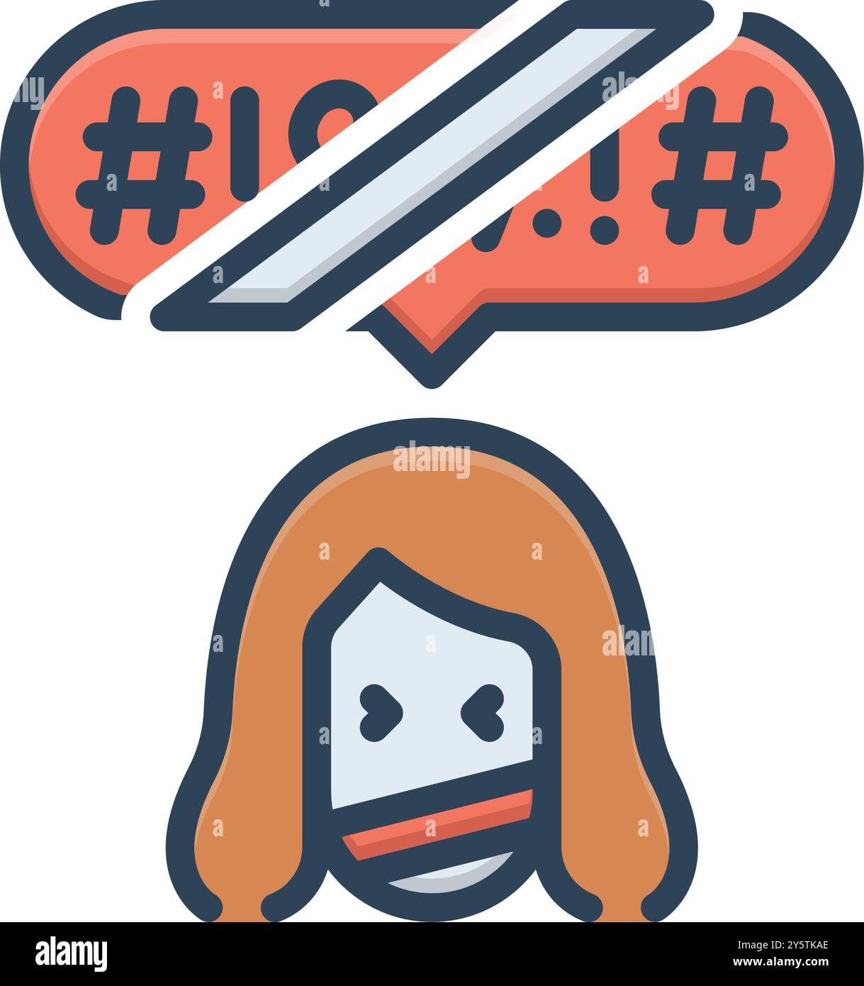 Icon for censored, censorship Stock Vector Image & Art - Alamy