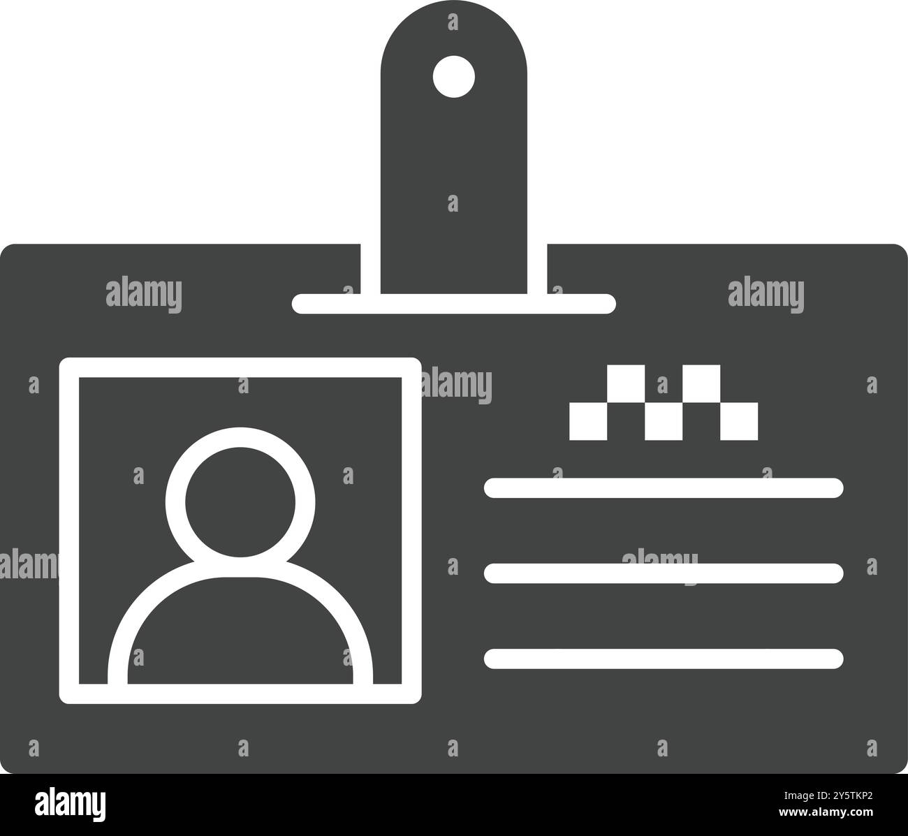 Identification Card icon vector image. Suitable for mobile application web application and print ...