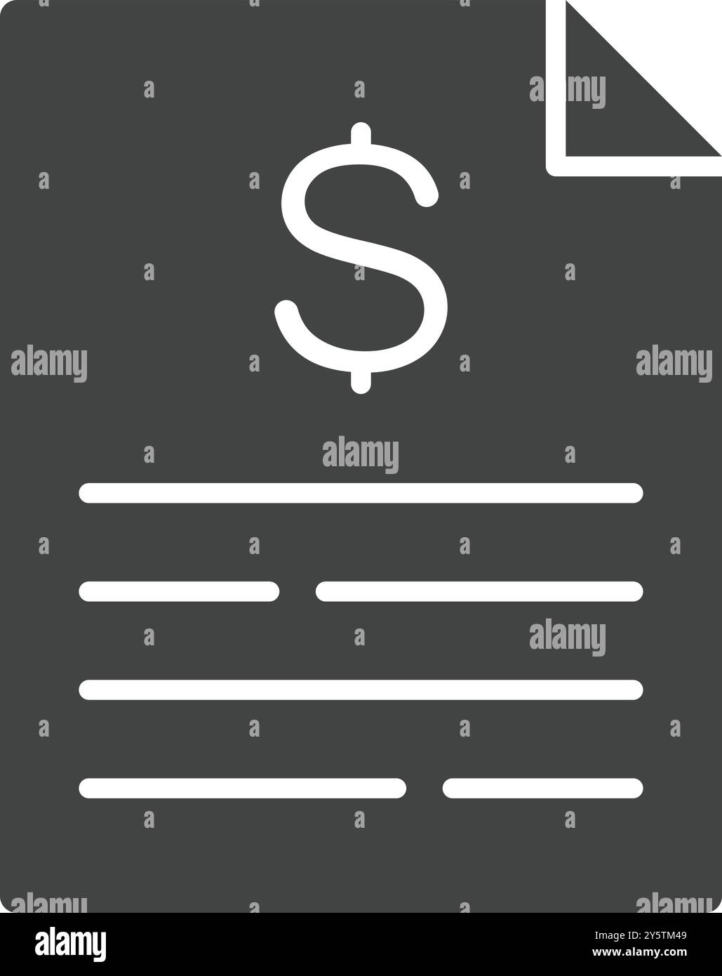 Invoice Paper icon vector image. Suitable for mobile application web ...