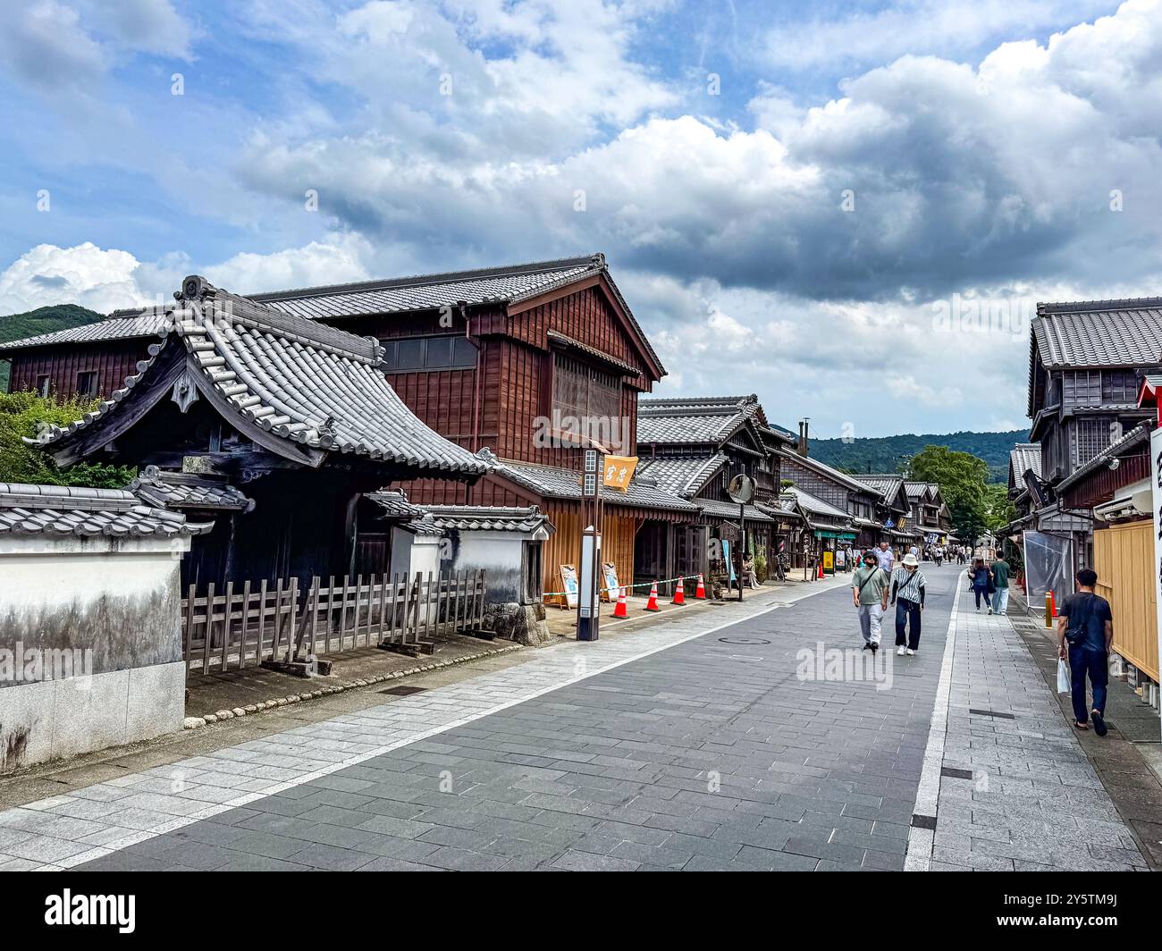 Okage Yokocho edo shopping street in Oharaimachi, Ise, Mie, Japan Stock ...