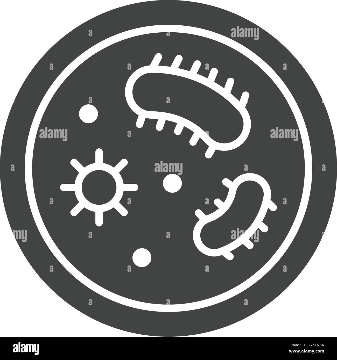 Microorganisms icon vector image. Suitable for mobile application web ...