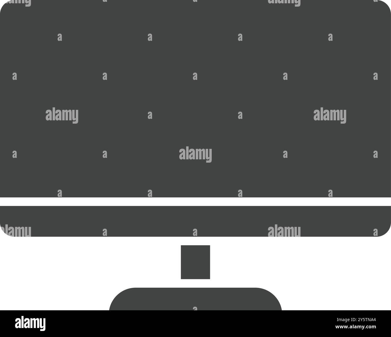 Monitor icon vector image. Suitable for mobile application web application and print media Stock ...