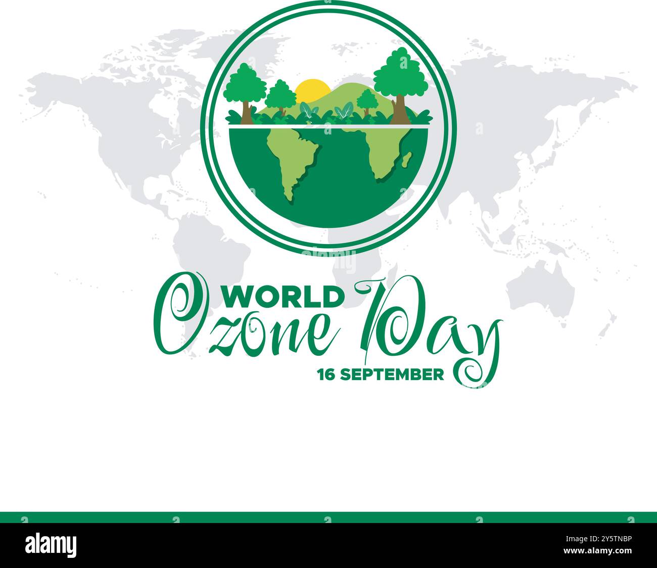 World Ozone Day, 16 September, Ozone day post, poster, ads, banner ...