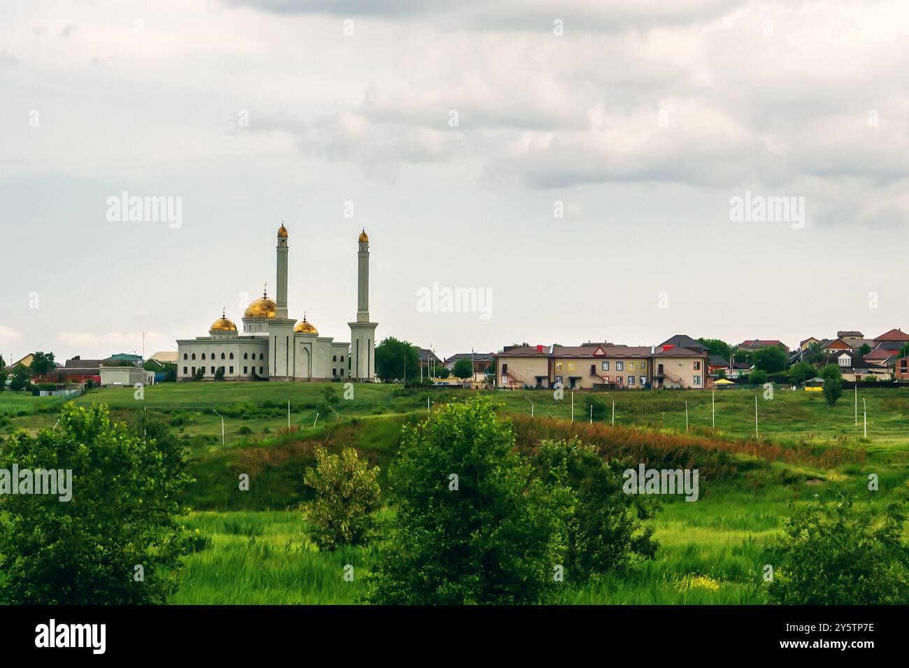 Grozny, Chechen Republic , Russia, May 12, 2024. Panoramic view of ...