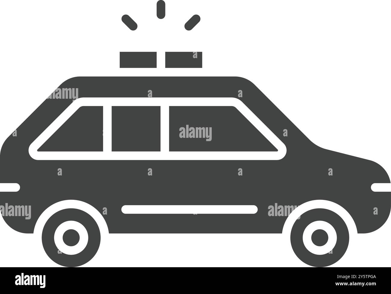 Police Car icon vector image. Suitable for mobile application web ...