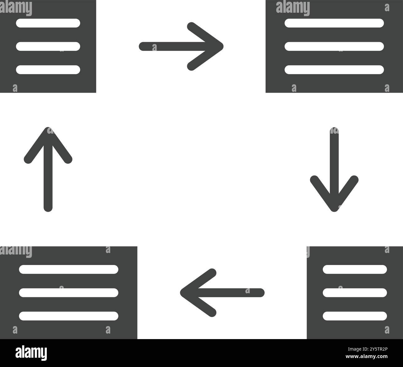 Process icon vector image. Suitable for mobile application web ...
