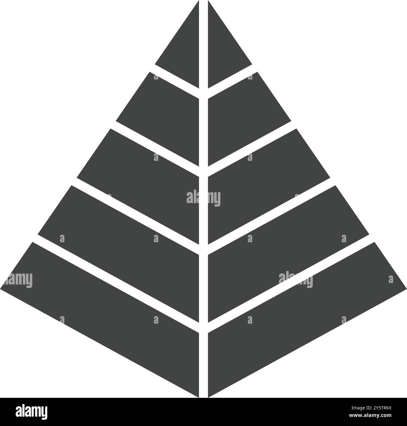 Pyramid icon vector image. Suitable for mobile application web ...
