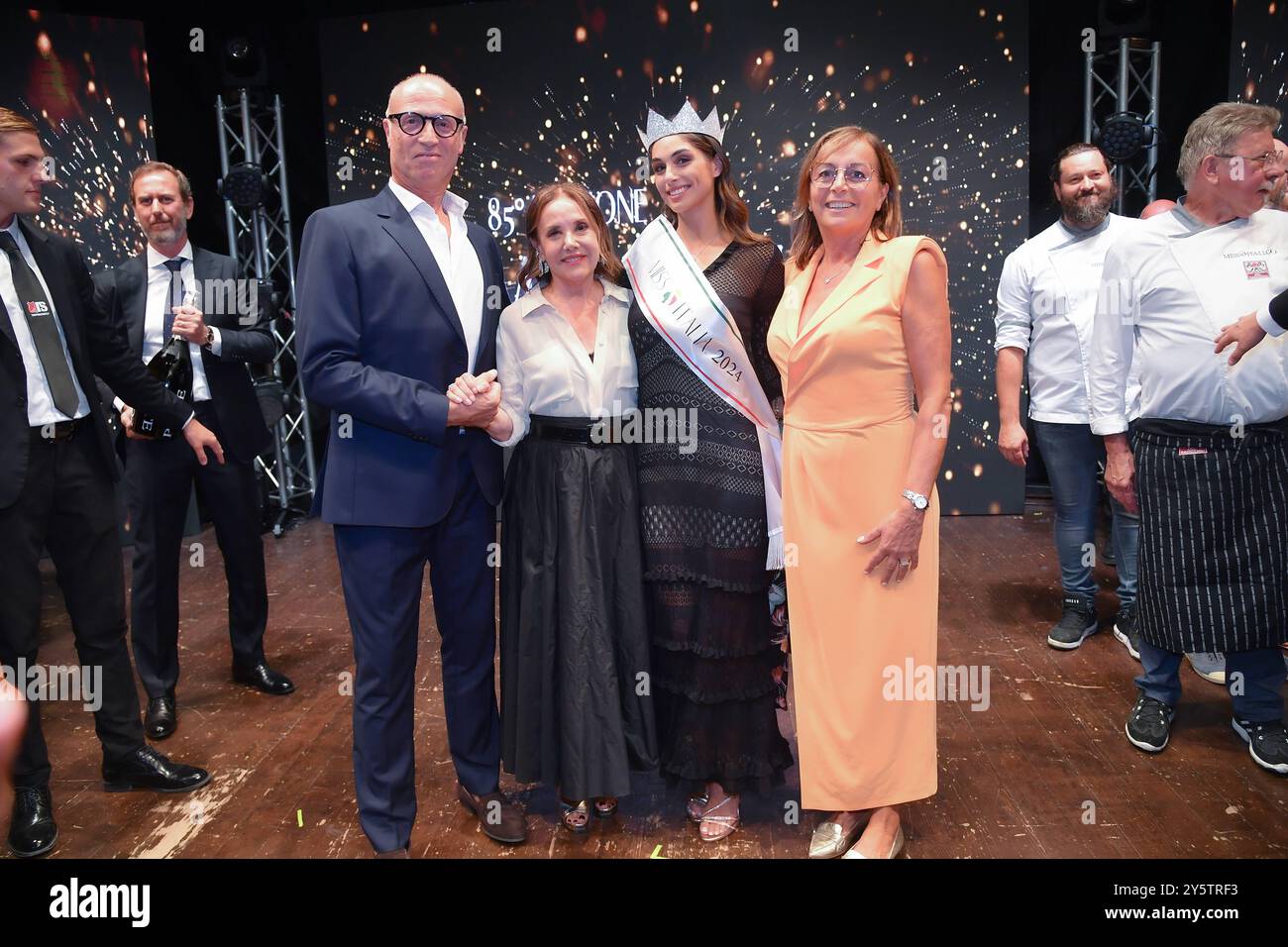 Porto San Giorgio: Miss Italy 2024 Election. Ofelia Passaponti. In the photo: Patrizia ...