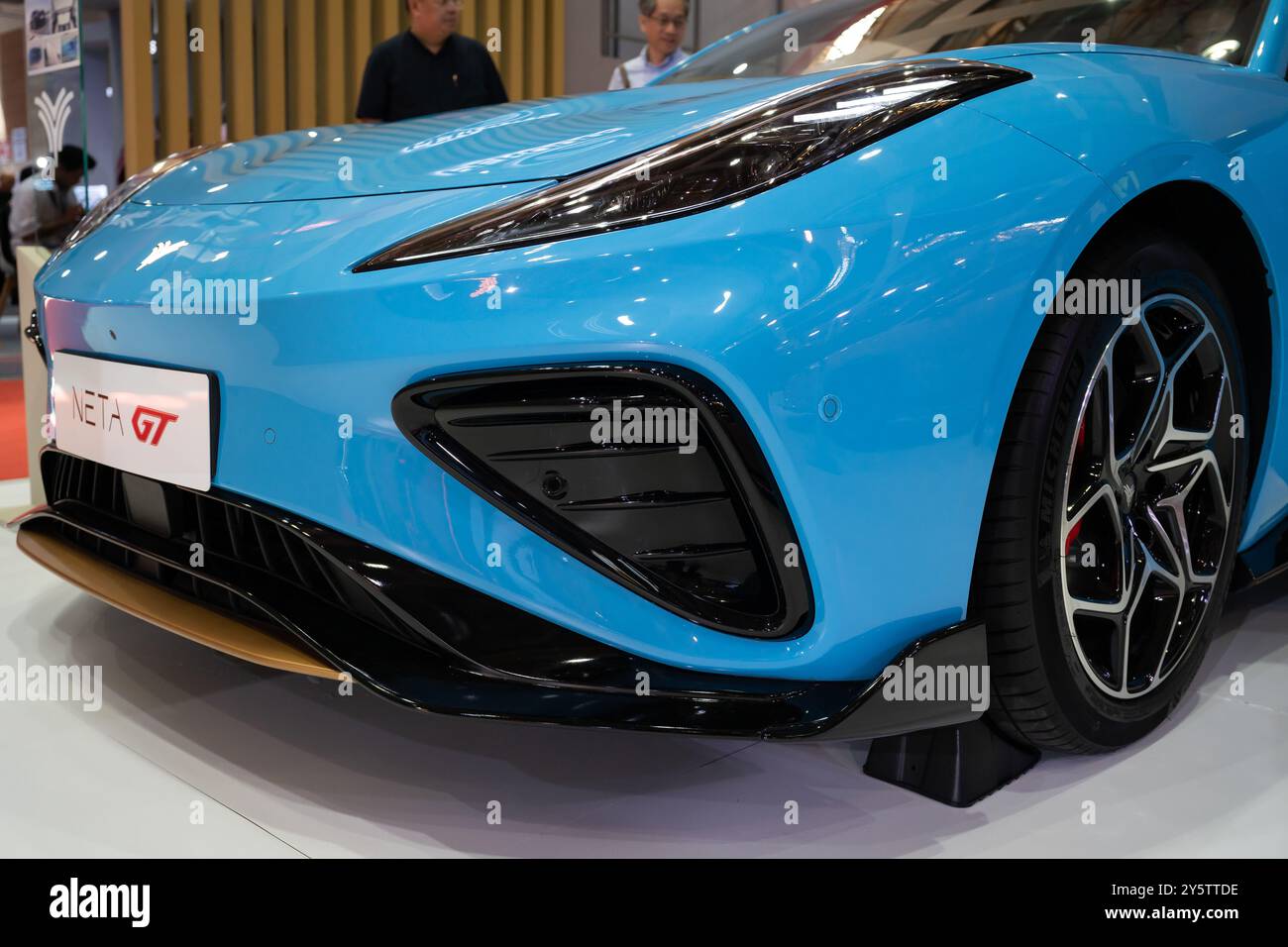 Serdang, Malaysia - May 24,2024 : Neta GT EV sport car displaying at ...