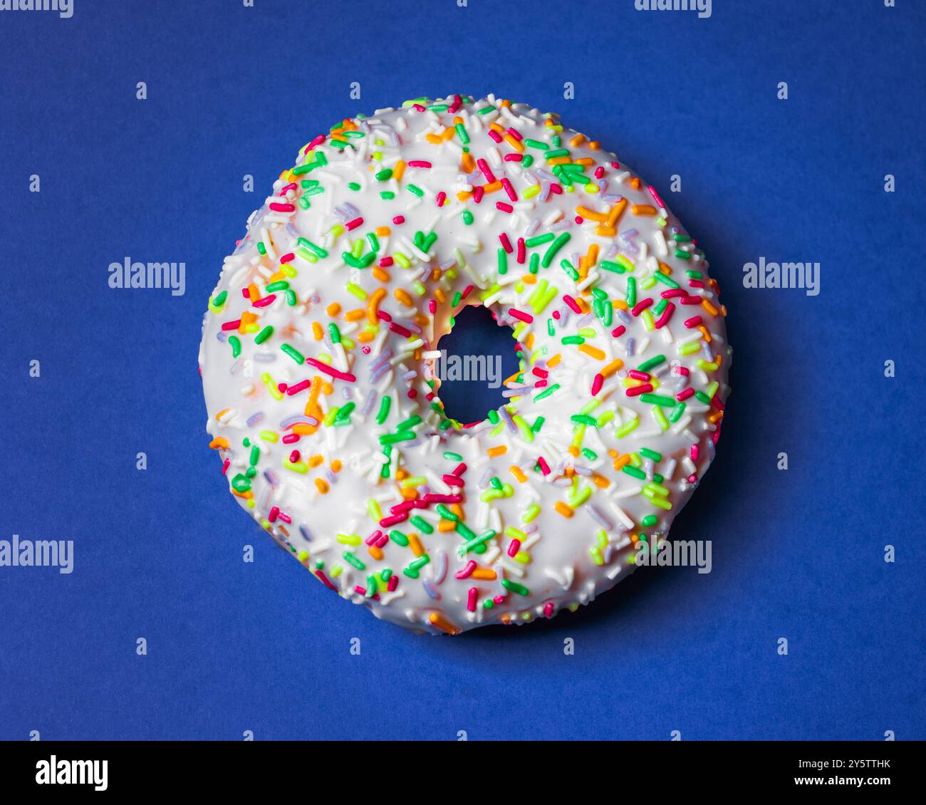 Ring donut pastel frosting hi-res stock photography and images - Alamy