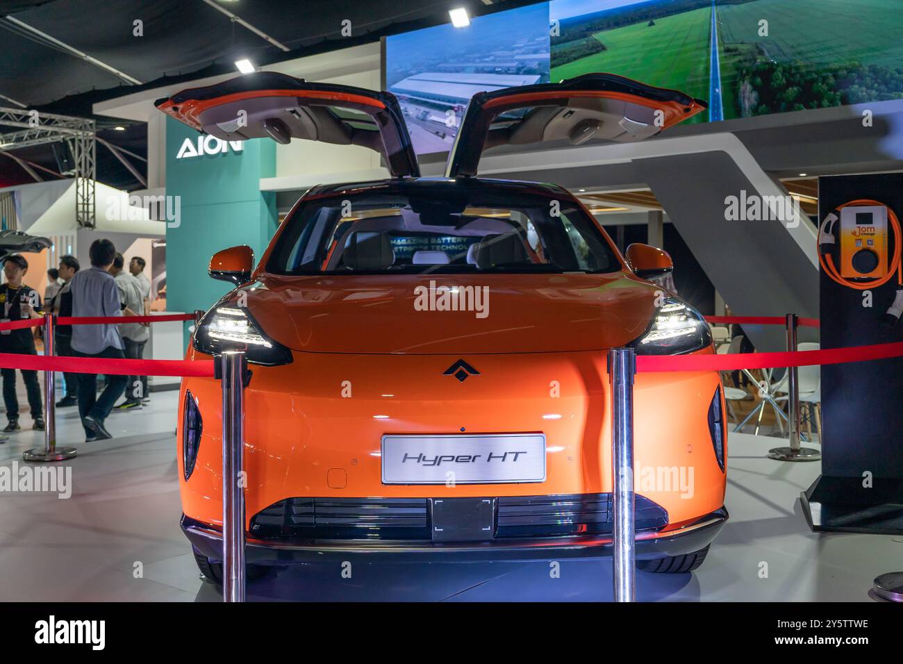 Serdang, Malaysia - May 24, 2024 : Aion Hyper HT car displaying at The ...