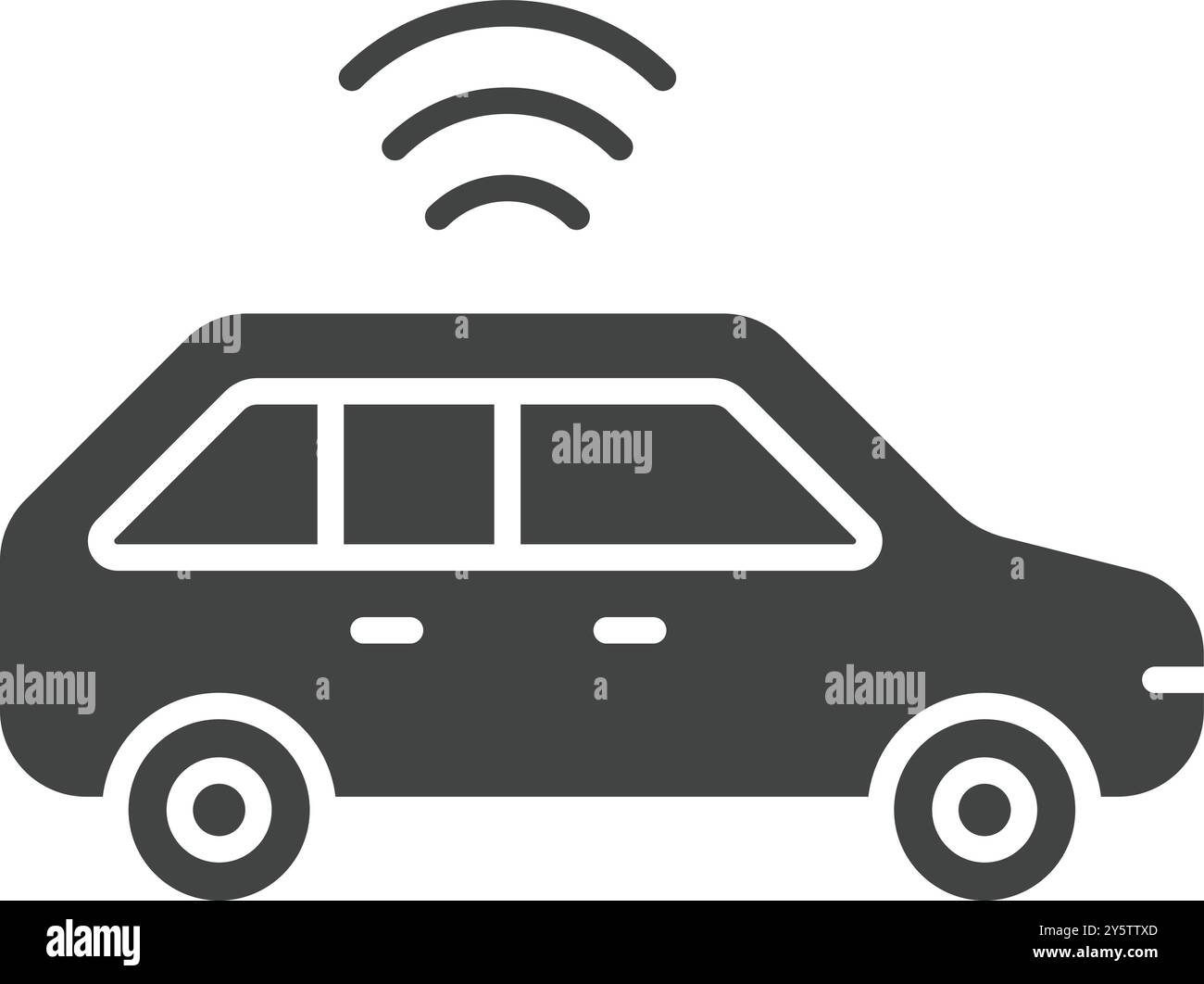 Smart Car icon vector image. Suitable for mobile application web ...