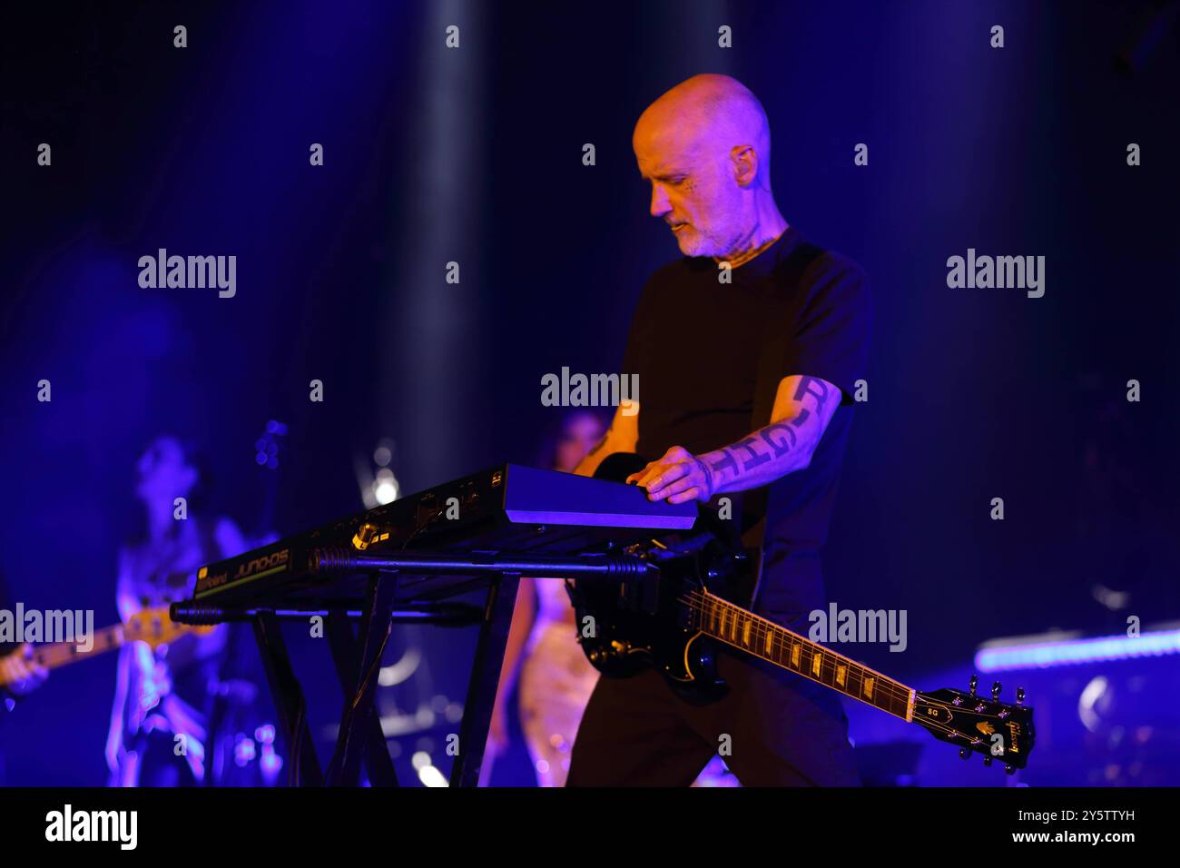 Richard Melville Hall alias Moby bei einem Konzert im Velodrom in ...