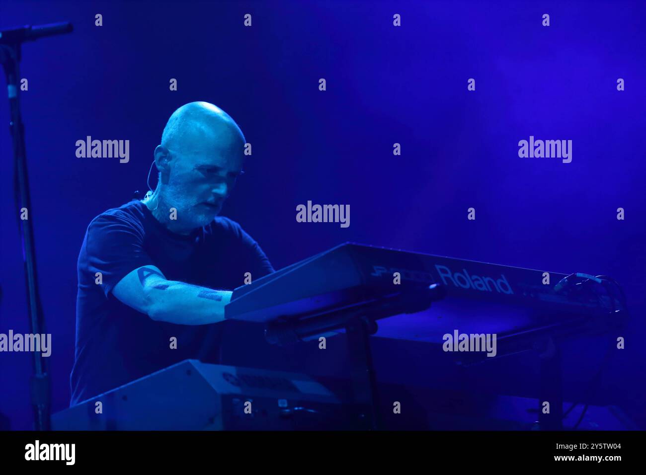 Richard Melville Hall alias Moby bei einem Konzert im Velodrom in ...
