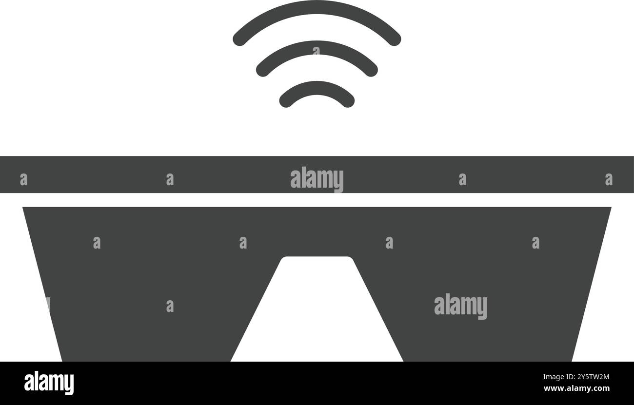 Smart Glasses icon vector image. Suitable for mobile application web ...
