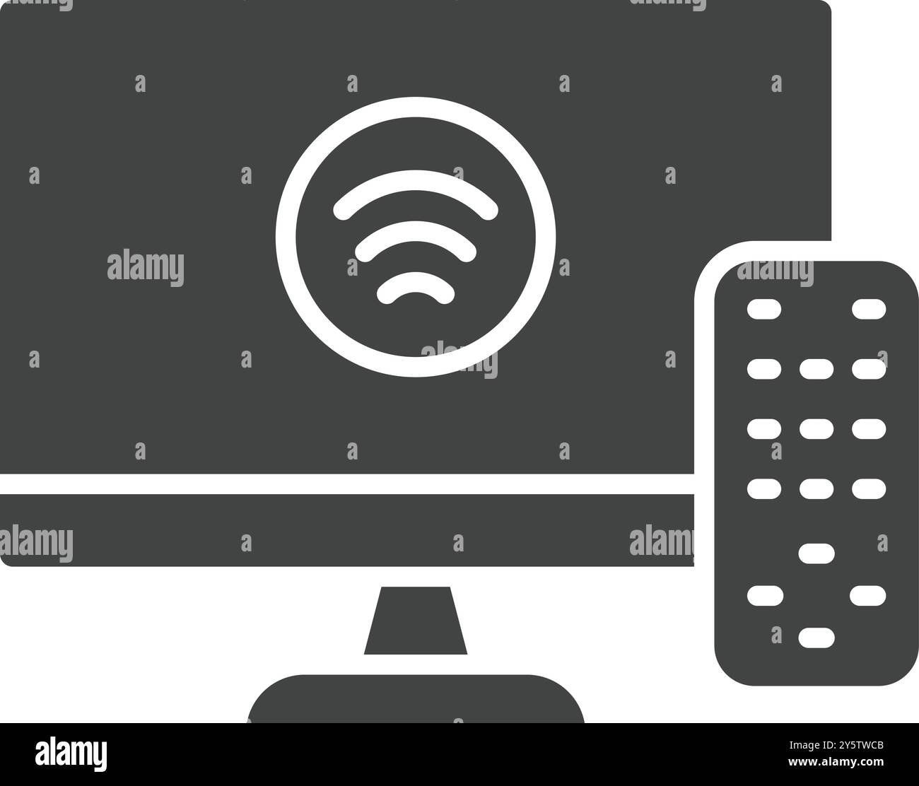 Smart TV icon vector image. Suitable for mobile application web application and print media ...