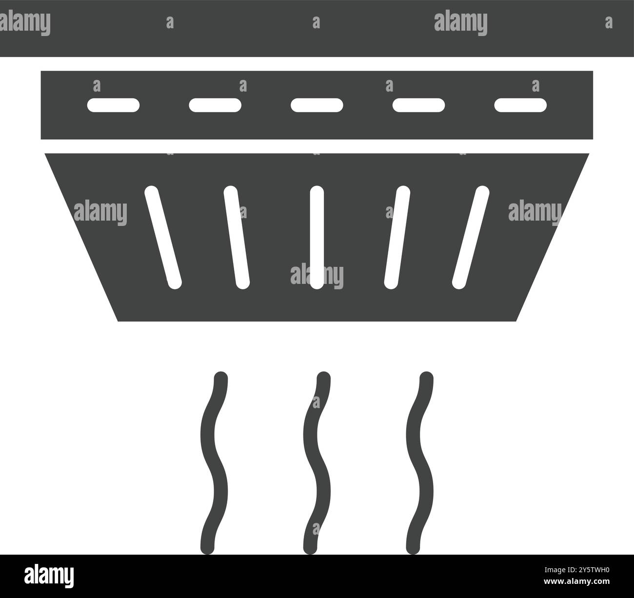 Smoke Detector icon vector image. Suitable for mobile application web ...