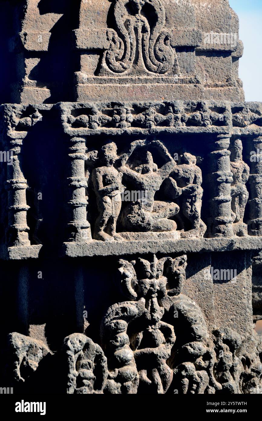 Partial view of Gondeshwar Temple, Sinnar, near Nashik, Maharashtra ...