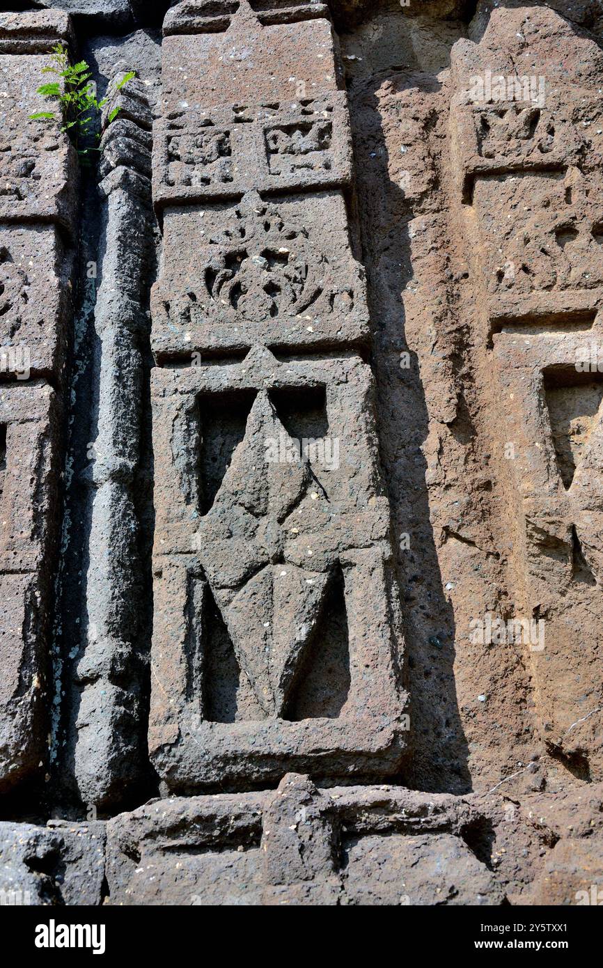 Partial view of Gondeshwar Temple, Sinnar, near Nashik, Maharashtra ...