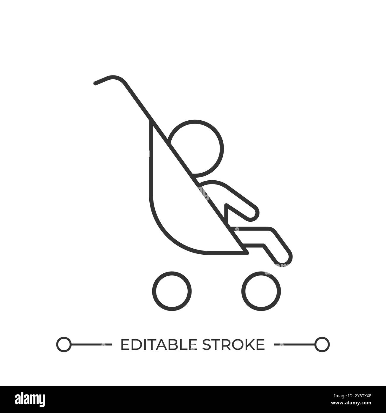 Mobility stroller Stock Vector Images - Alamy