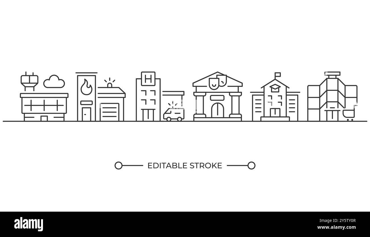 Public infrastructure development Stock Vector Images - Alamy