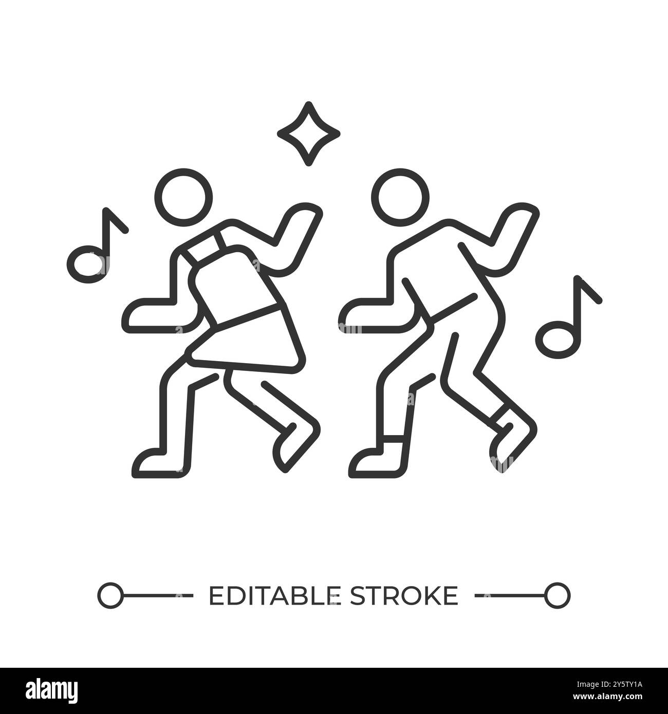 Dancing music happy Black and White Stock Photos & Images - Alamy