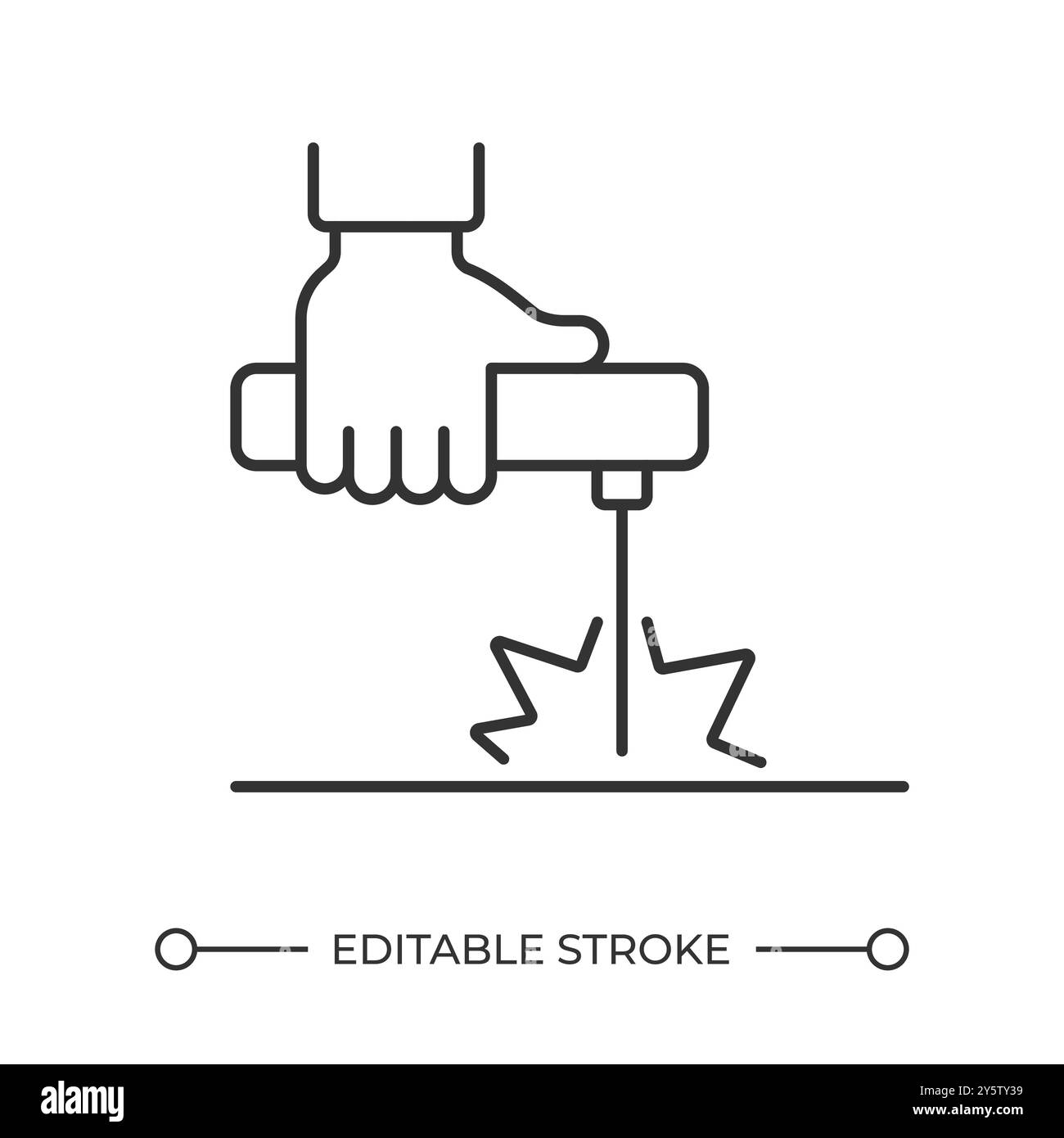 Welding linear icon Stock Vector Image & Art - Alamy