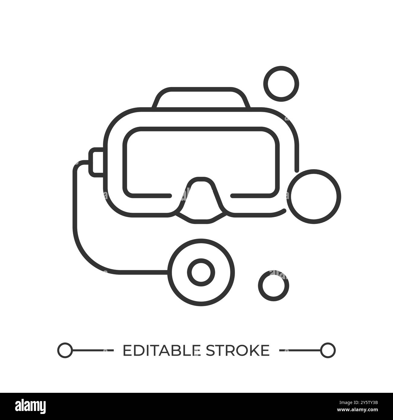 Diving gear vector Black and White Stock Photos & Images - Alamy