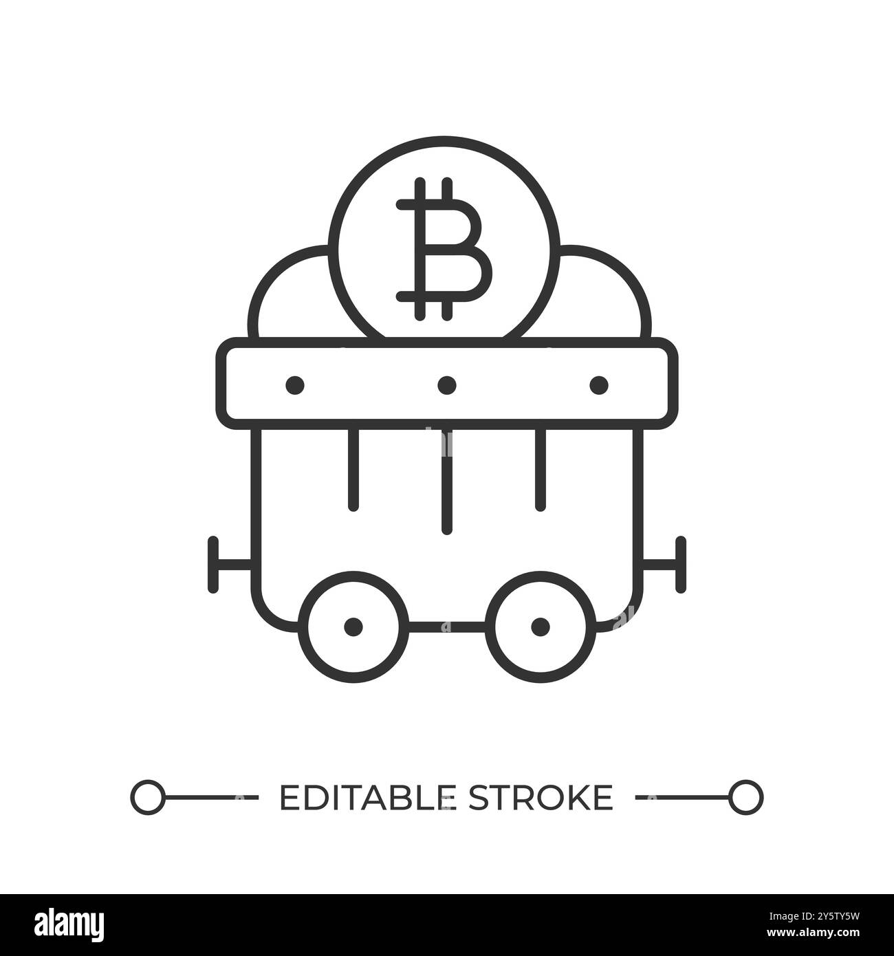 Decentralized finance vector line Black and White Stock Photos & Images - Alamy