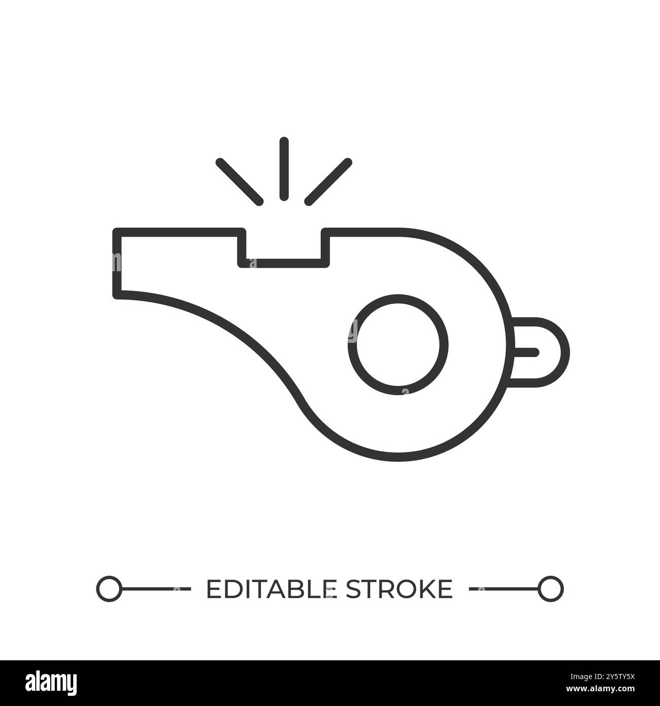 Sports training whistle Stock Vector Images - Alamy