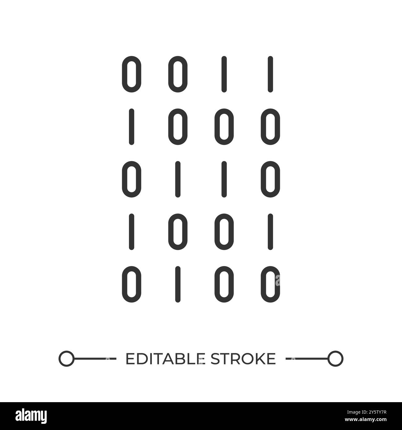 Image binary coding digital Cut Out Stock Images & Pictures - Alamy